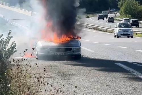 An American flew across the ocean to buy a Ferrari, and it burned down ...