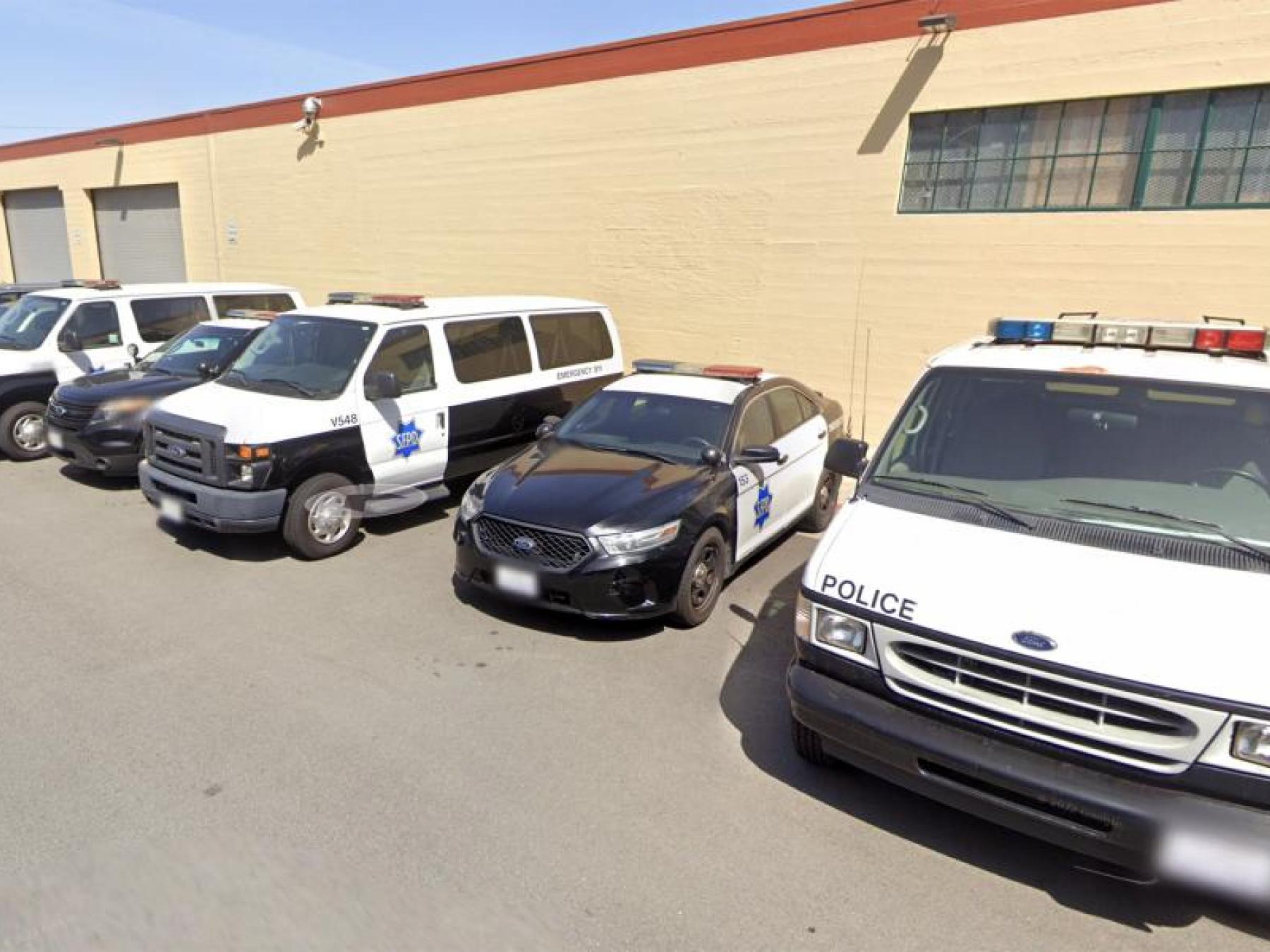 Thieves stole the catalytic converters of police cars outside the ...